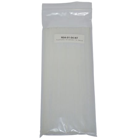 Polyvance Polyethylene Rod LDPE 1/8 diameter 1 lb. Natural R04-01-04-NT | Zoro